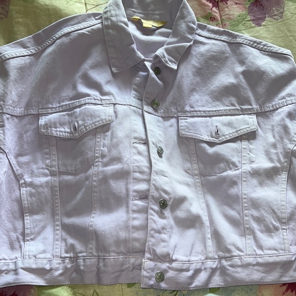 Jackets & Coats | Lavender Purple Denim Jean Jacket | Poshmark